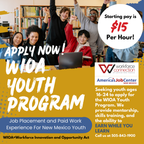 WIOA Youth Program - Workforce Connection of Central New Mexico